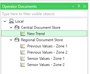 ViewX and Virtual ViewX Clients Guide - Operator Document Stores